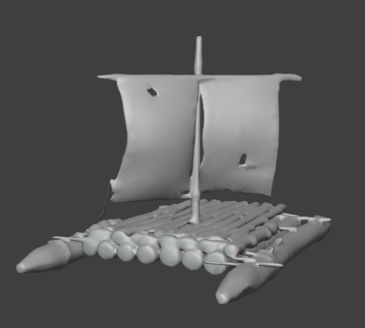 STL file wooden raft ark 🪵 ・3D printer model to download・Cults