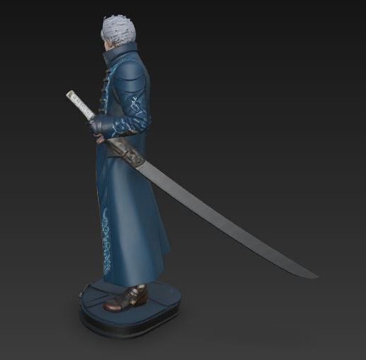 😈 devil may cry vergil・ STL File for 3D printing・Cults