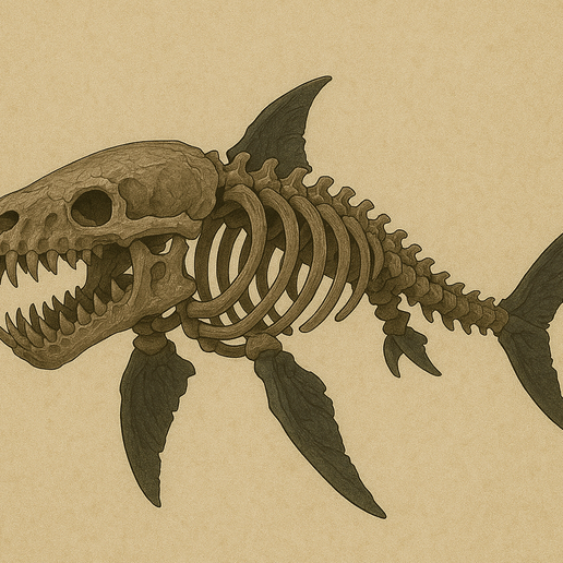 leviathan whale skeleton