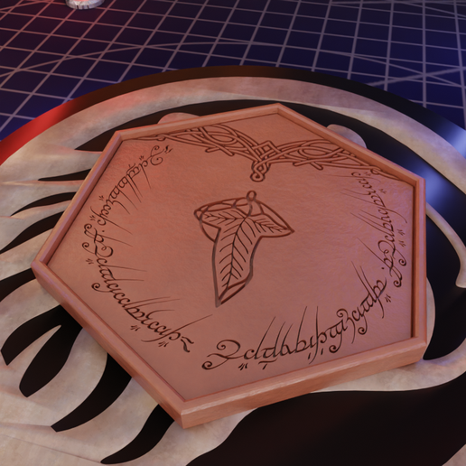 🍽️ Lord of the Rings Coaster Set - Five Coasters and a Hobbit Inspired ...