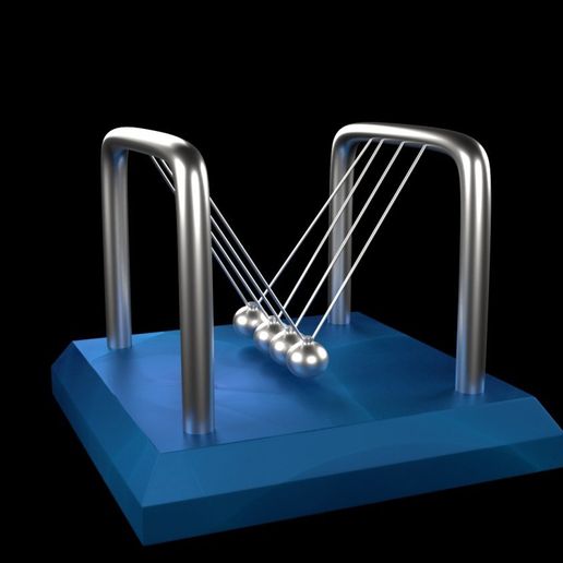 3D file Table Pendulum Newton Balls 🧸 ・Model to download and 3D print・Cults