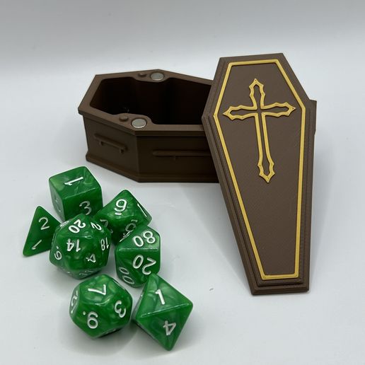 ⚰️ Coffin Dice Box for RPG, Dungeons and Dragons, Magic the Gathering ...