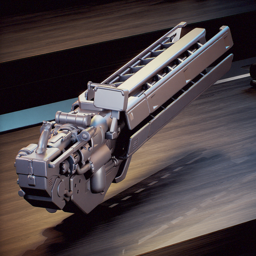 STL file Residual Evil 3 Railgun Fan Art Weapon - RE3 🎨 ・3D printer ...