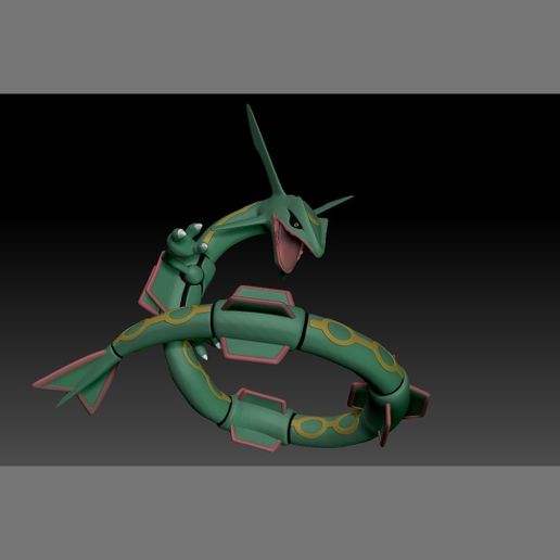 Archivo STL Pokemon Rayquaza 🐉 ・Modelo para descargar y imprimir en 3D・Cults