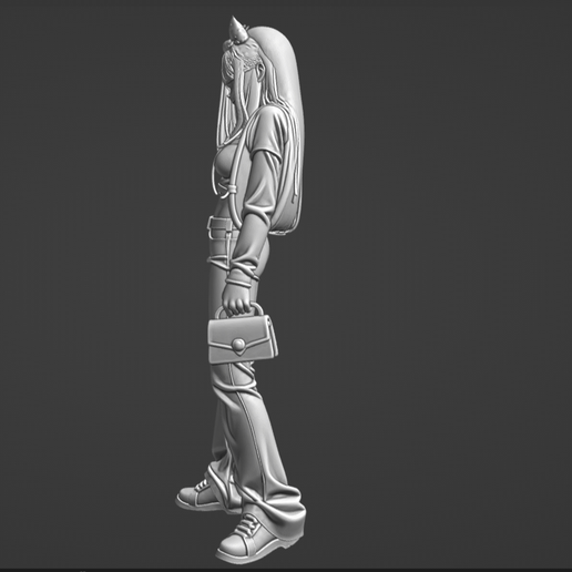 👧 Cute urban anime girl・ STL File for 3D printing・Cults