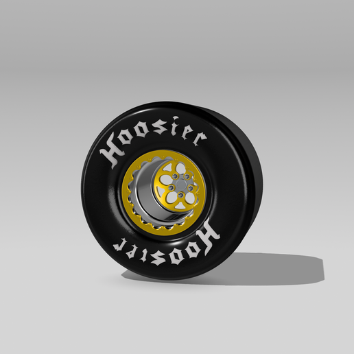 🛞 Drag Wheel COMBO Rear Weld Alpha 1 with Big Tire Hoosier・ STL File ...