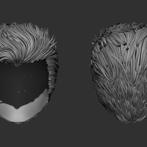 ♀️ 28 Female hair・ 3D File for 3D printing・Cults