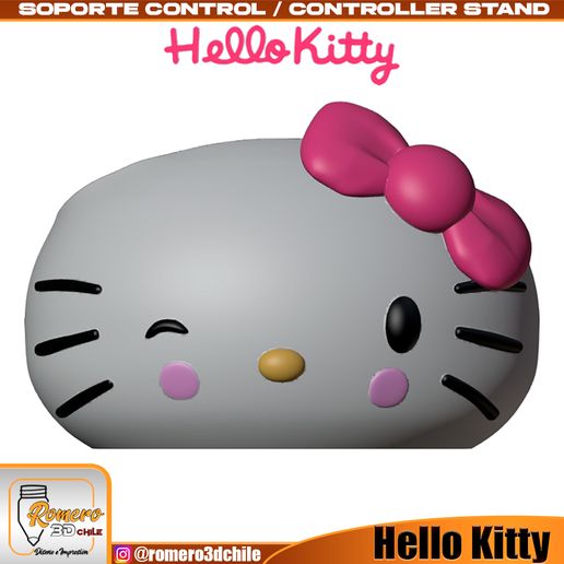 👋 Hello Kitty Control Support・ STL File for 3D printing・Cults