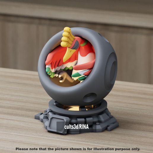 🐉 Ho-oh healing machine pods・ STL File for 3D printing・Cults