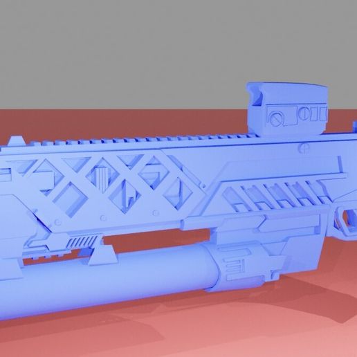 🔫 Rapi Nikke Gun・ OBJ File for 3D printing・Cults