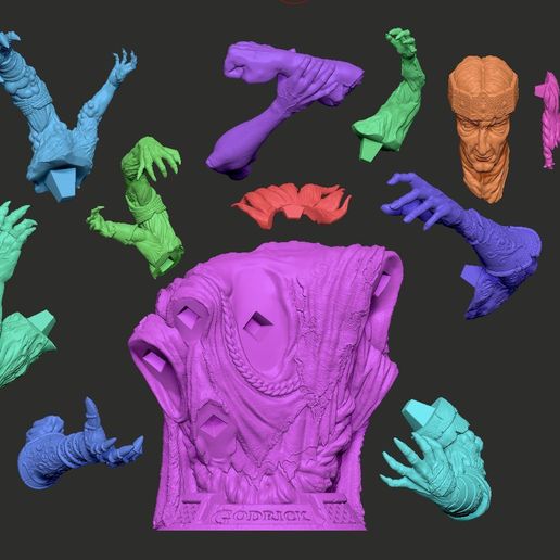 💍 Godrick the grafted・ 3D File for ・Cults