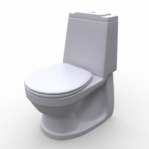 🚾 Wc Toilet・ STL File for 3D printing・Cults