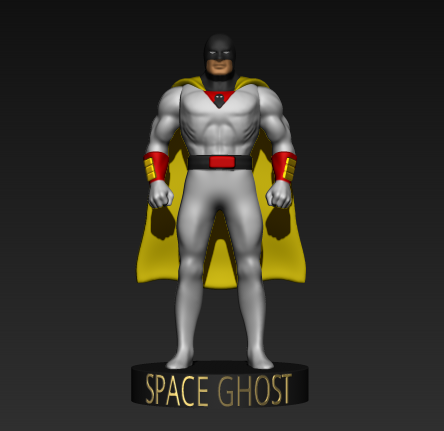 3D file SPACE GHOST SUPER POWERS 🛰 ・3D printer design to download・Cults