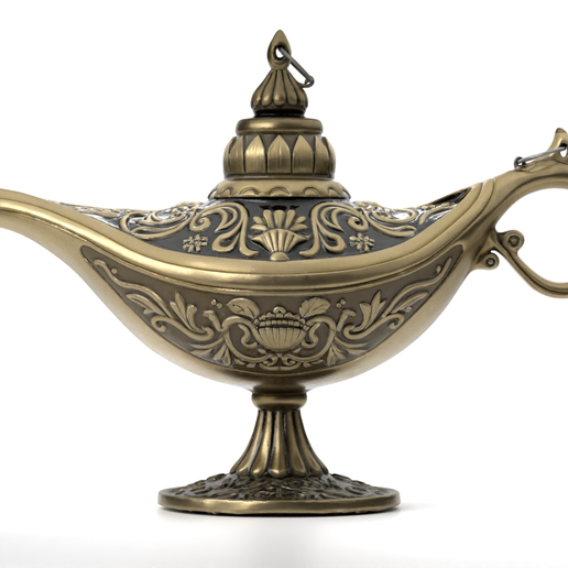 🪄 Magic Genie Lamp – Ornate Arabian・ STL File for 3D printing・Cults