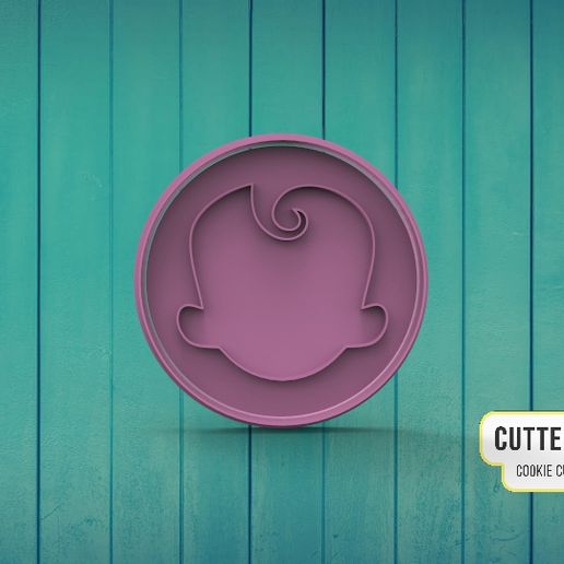 👶 Boss in Diapers The Boss Baby Cookie Cutter・ STL File for ・Cults
