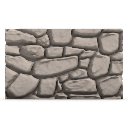 STL file Stone Wall 145 🏰 ・3D printable design to download・Cults
