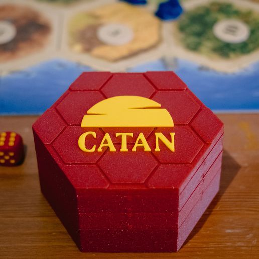 📦 Settlers of Catan magnetized premium box・ STL File for 3D printing・Cults