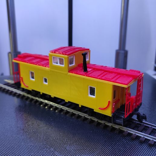 🚆 H0 (1:87) Caboose・ 3D File for 3D printing・Cults