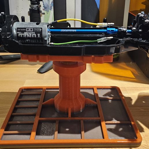 3D printing RC Car Stand with Hardware Organizer - HEAVY Duty • made ...