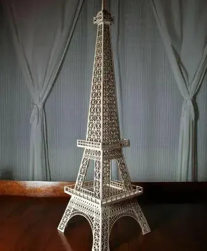 🎨 Eiffel Tower in laser fils , Files to cut - dxf , svg , ai , pdf and ...