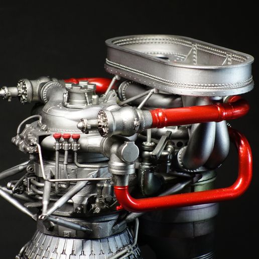 🚀 Apollo Saturn V F-1 Rocket Engine 3Dprint model・ 3D File for 3D ...
