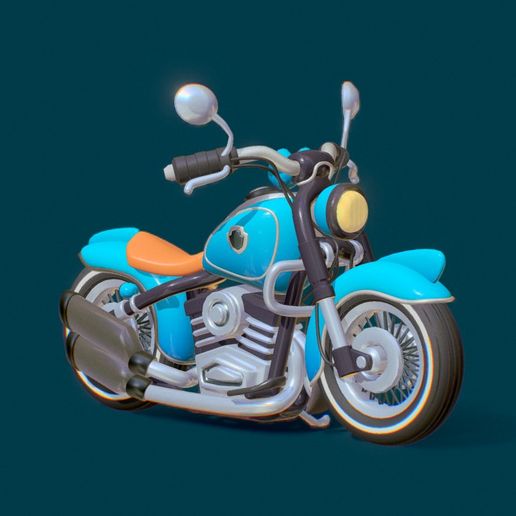 STL file Motorcycle 🏍️ (OBJ)・3D printer design to download・Cults