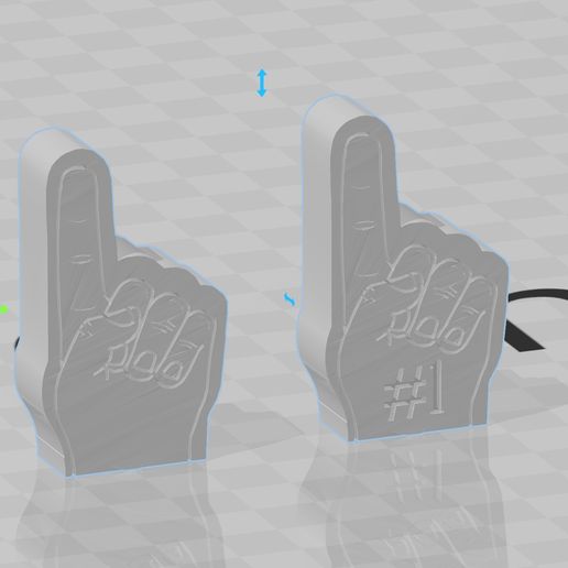 8mm scale giant foam hand・Free STL File for 3D printing・Cults