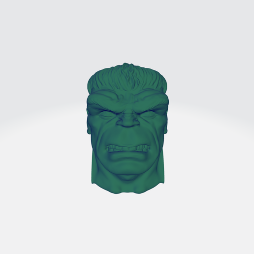 STL file alex ross hulk(immortal hulk) custom head 👾 ・Model to download ...