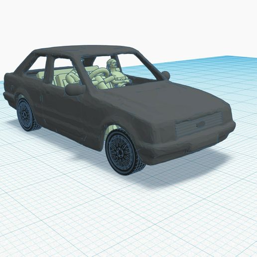 STL file Ford Escort Mk3 1980 to 1986 🚙 ・3D print object to download・Cults