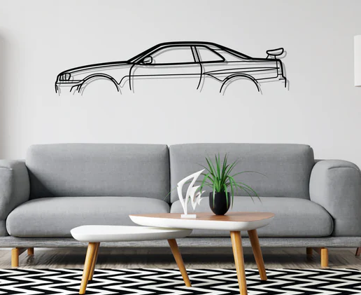 STL file nissan-skyline-gt-r-r34 🎨 ・3D printing idea to download・Cults