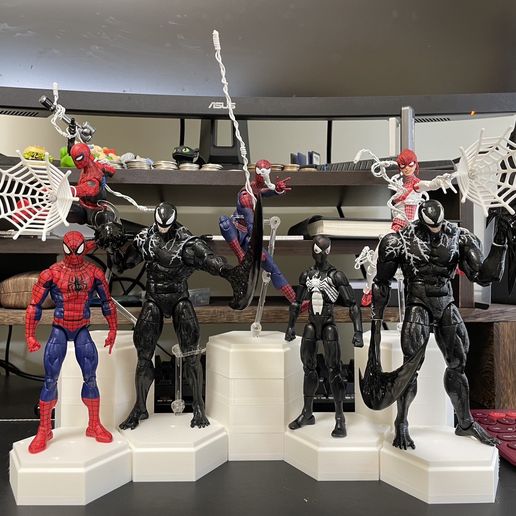 ⬆️ Figure Stack Up Stands(compatible with arms)・ STL File for 3D ...