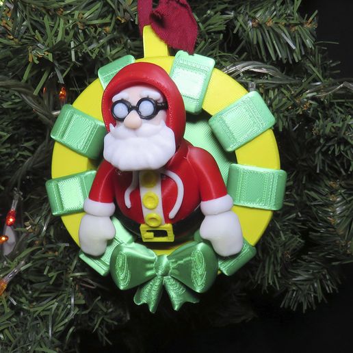 STL file CHRISTMAS SPHERE SANTA CLAUSE 🎄 (3MF)・3D printer design to ...