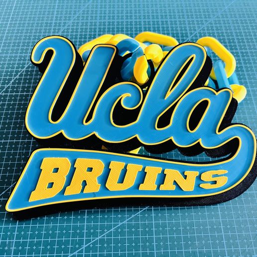 🏈 UCLA Bruins NCAAF Network・ STL File for 3D printing・Cults