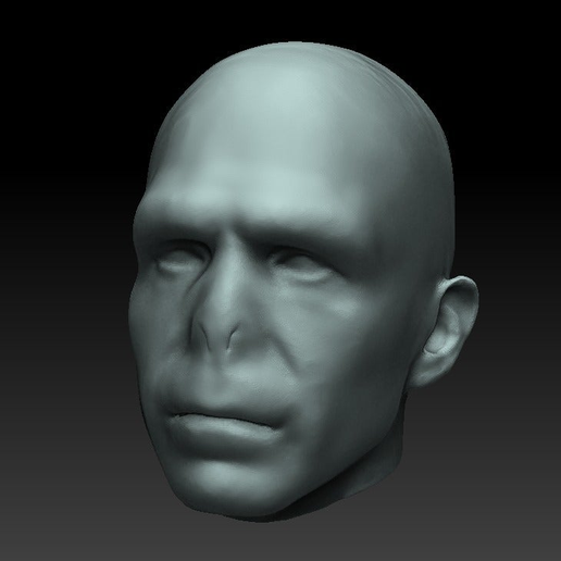 🦸 Voldemort's Head (Remixed)・Free STL File for ・Cults