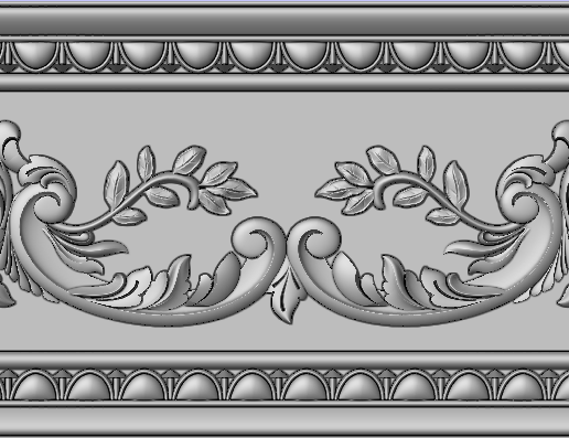 📁 3d decoration border stl file・ STL File for 3D printing・Cults