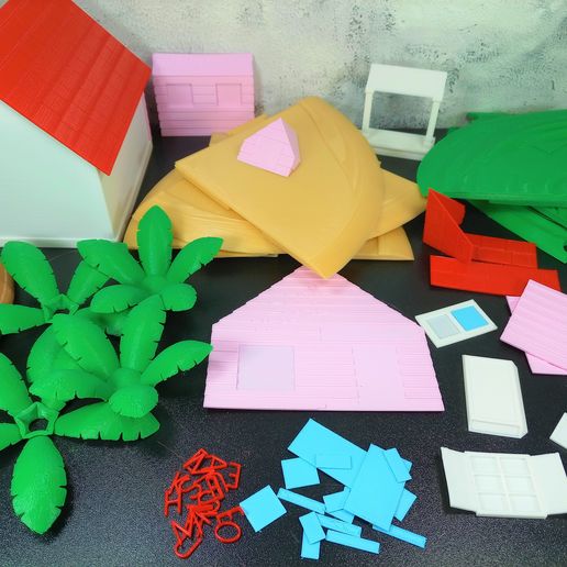 STL file Dragon Ball ISLA KAME HOUSE KAME HOUSE Muten Roshi 🐉 ・Design ...