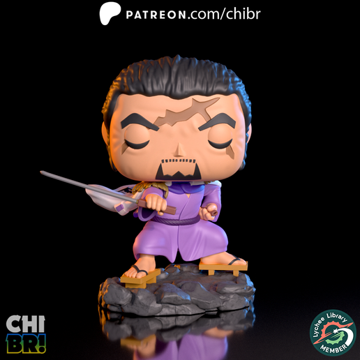 🗡️ Fujitora - One Piece・ 3D File for 3D printing・Cults