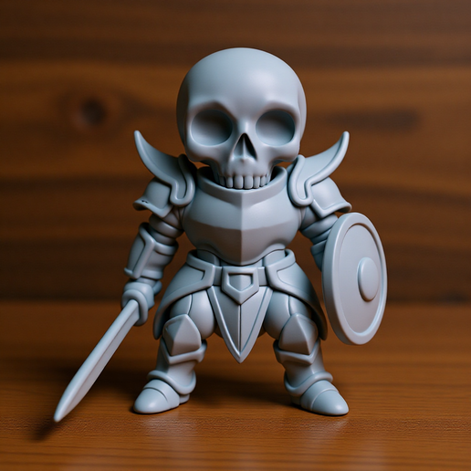 💀 Skull Knight Fan Art Sculpture・ STL File for 3D printing・Cults