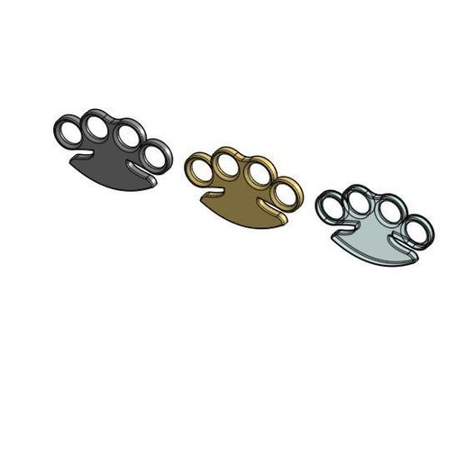 🔫 Brass Knuckles・Free STL File for 3D printing・Cults