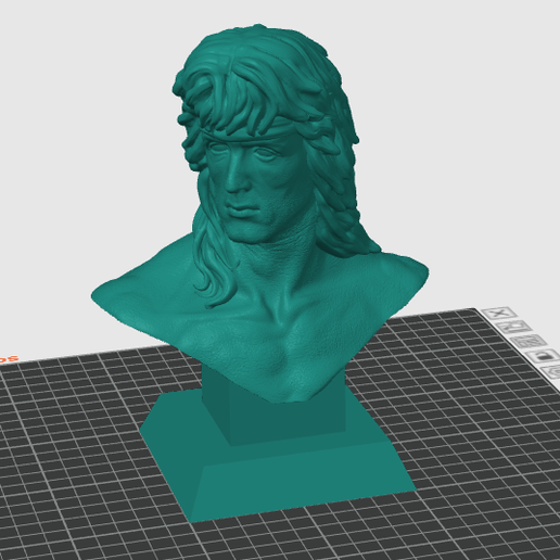 STL file Rambo III Bust 👤 ・3D printable model to download・Cults