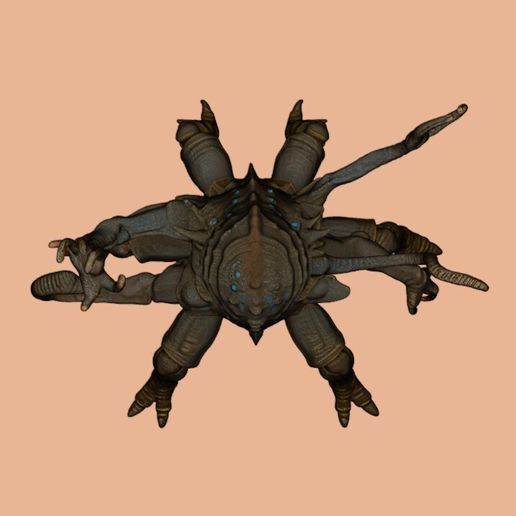 🎲 Xarv'Zhul, The Thousand-Eyed Herald・ STL File for 3D printing・Cults