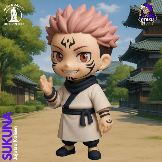 🎨 Chibi Sukuna - JUJUTSU KAISEN FAN ART 3D Model・ STL File for 3D ...