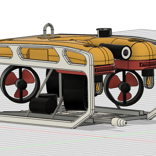 🗝️ ROV Falcon Seaeye・ STL File for 3D printing・Cults