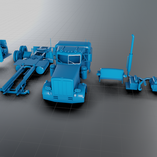 🚚 PETERBILT 359 TRUCK・ STL File for 3D printing・Cults