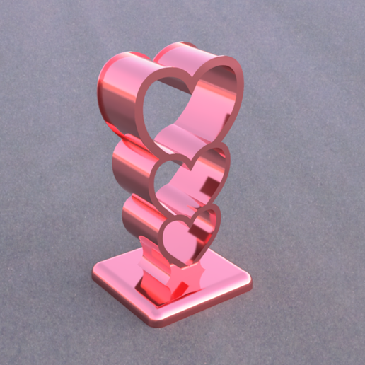️‍🔥 Valentine's Day Headset Stand・ STL File for 3D printing・Cults