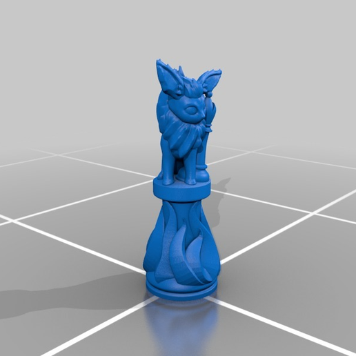🔥 Fire type Pokemon CHess Pack・Free 3D File for ・Cults