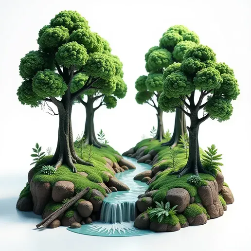 STL file Whispering Forest 🐉 ・Model to download and 3D print・Cults