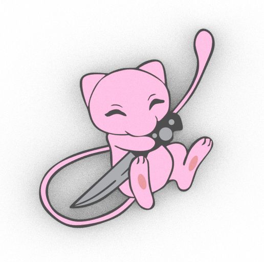 STL file POKEMON MEW memes 🐉 ・3D printing idea to download・Cults