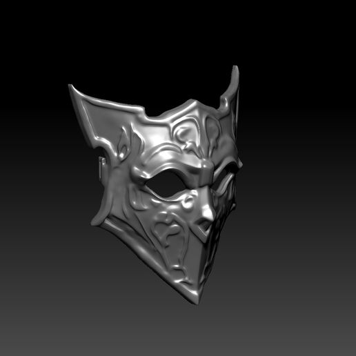 🎨 Mask design 003・Free OBJ File for 3D printing・Cults