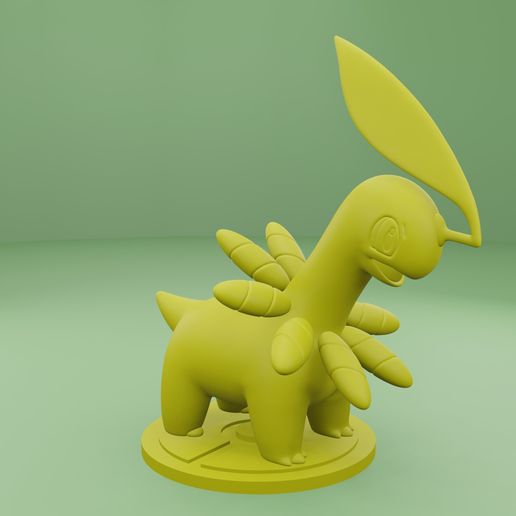 🐉 Pokemon No. 153 Bayleef・ STL File for 3D printing・Cults